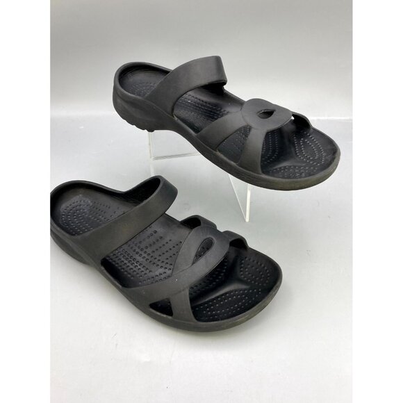 CROCS | Shoes | Crocs Swiftwater Slide Sandals Womens Us 8 Black Rubber ...